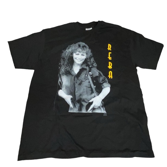 Reba | Tops | Vintage 992 Reba Mcentire T Shirt Xl Band Tee Country ...